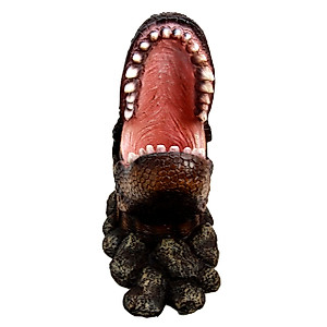 Ebros Large Prehistoric Dinosaur T-Rex Head Wine Bottle Holder 10.75" Tall Caddy Figurine Jurassic Era Trex Statue Kitchen and Dining Decor Party Hosting Prop Tyrannosaurus Rex Dinosaurs