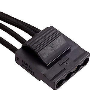 Corsair CP-8920202 SF Series Premium PSU Cable Kit Individually Sleeved Black Power Supply, for Corsair PSUs