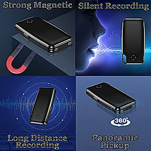 Voice Recorder, 32GB Voice Activated Recorder with 352 Hours Recording Capacity, MP3 Records, 30 Hours Battery Time Portable Recording Devices