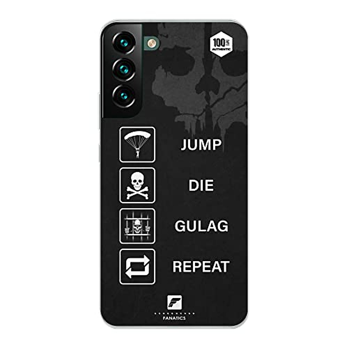 Phone Case Jump Die Gulag Repeat Warzone Design Silicone Transparent - Compatible iPhone and Samsung (iPhone XR)