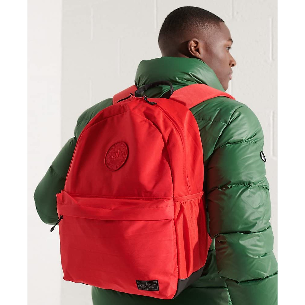 Superdry Mens Unisex Expedition Montana Rucksack, Five-Pocket Design Bold Orange Size One Size