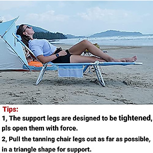 #WEJOY Adjustable Face Down Tanning Chair,Folding Beach Lounge Chairs with Face Hole, Portable Lightweight Reclining Lay Flat Chair for Outdoor Pool,Sun Tanning,Sunbathing,Patio