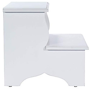 Beaumont Lane Mastercrafted Step Stool in White