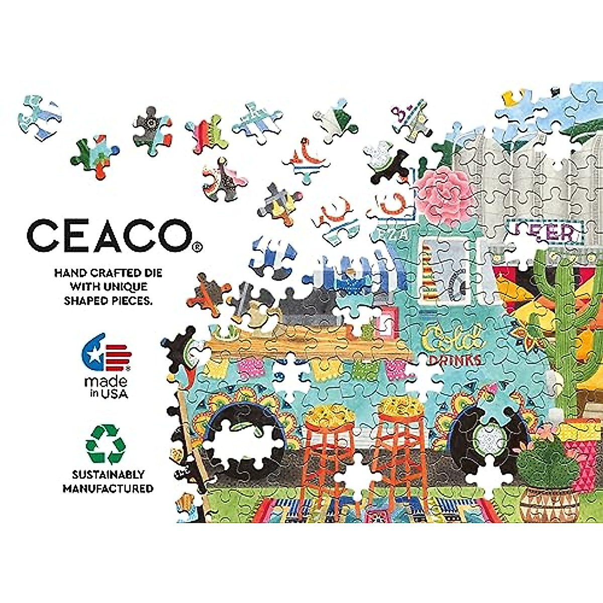 Ceaco - Food Trucks - Taco Truck - 500 Piece Jigsaw Puzzle