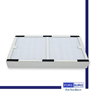 PUREBURG IAF-H-100C True HEPA Replacement Filter Compatible with Idylis IAF-H-100C IAP-10-200 IAP-10-280 Air Purifiers, H13 Activated Carbon Air Clean Dust VOCs Odor