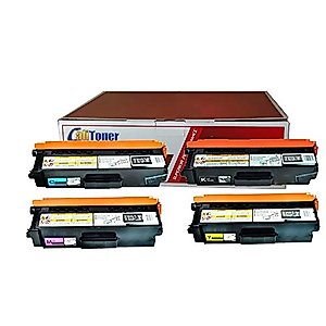Calitoner Compatible Laser Toner Cartridges Replacement Brother TN336BK TN336C TN336M TN336Y Set Use for Brother MFC-L8600CDW, MFC-L8850CDW, HL-L8250CDN, HL-L8350CDW, HL-L8350CDWT Printer- (4 Pack)