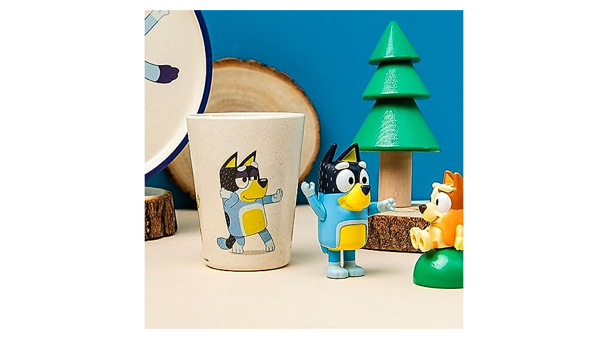 Zak Designs Bluey Kids Dinnerware Set – Fun & Durable