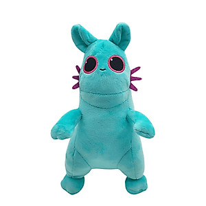 Generic Rain World Plush Toy, Cuddly Cartoon Anime Stuffed Animal Slugcat Plush Doll Character Pillow, Rain World SlugCat Plushies for Cartoon Fans Gift for Kids Fans Gift(Blue)