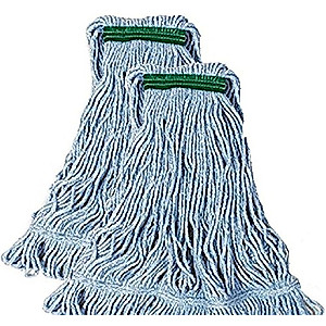 Rubbermaid Commercial Super Stitch Blend Large Mop Heads, 2-Pack