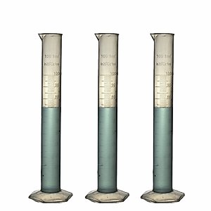 Graduated Measuring Cylinder Polypropylene Plastic 100ml 3-Pack (100ml, 3)