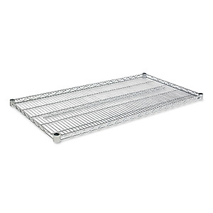 Alera ALESW584824SR Industrial Wire Shelving 48 in. x 24 in. Extra Wire Shelves - Silver (2-Piece/Carton)