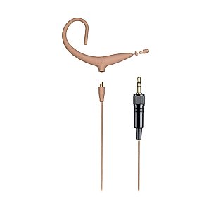 Audio-Technica BP893xCLM3-TH Omnidirectional Earset with Detachable Cable, Locking 3.5mm Connector, Beige