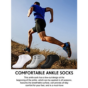 150 Pairs Low Cut Ankle Socks Pack Comfortable Wicking Lightweight Ankle Sock Casual No Show Short Socks for Men Women (White, Black and Gray)