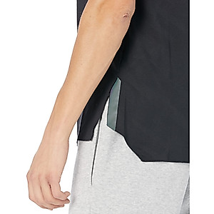 New Balance Men's Q Speed Jacquard Short Sleeve 22, Black, Medium