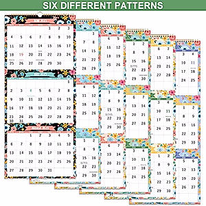 Calendar 2023-2024 - 3 Month Display Wall Calendar (Folded in one Month), 11.3" x 26" (when opened), Jul 2023 - Jun 2024, Vertical Calendar with Thick Paper, For Daily Organizing & Planning