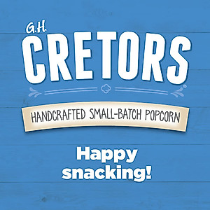 G.H. Cretors’ Gourmet Caramel Corn Popcorn – Irresistible Cheese & Rich Caramel Flavor in Convenient Individual Bags, 7.5 Oz (6 Pack)