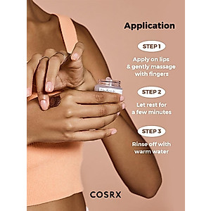 COSRX Lip Care Balm for Dry Chapped Lips, Enriched with Shea Butter, Sleeping Mask, Korean Skin Care, Animal Testing-Free, Artificial Fragrance-Free, Parabens-Free (Lip Scrub)