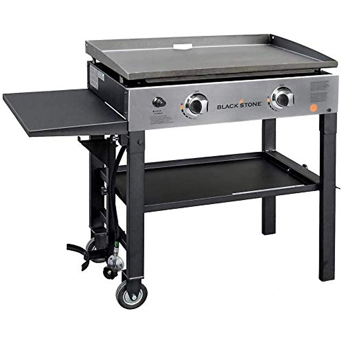 Blackstone Cooking Station, 28", Black & 5003 28”Outdoor Griddle Hard Top Lid Cover, 28''