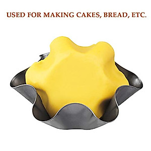 FOCCTS 6 Packs Torta Molder, Non-Stick Taco Salad Bowl Pans Maker, Extra Thick Steel Tortilla Shell Maker, 6 inch