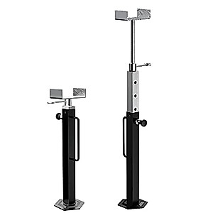 2023 New Sulythw RV Slide Out Supports Stabilizer Jacks Heavy Duty Rust Resistant Steel Adjustable from 19'' to 47'' for 5th Wheel 5000 lbs Capacity，2 Pcs Camper Jack Stands