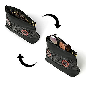 ADYAN Small Crossbody Bags for Women Leather Hobo Handbags Shoulder Bag Ladies Everyday Purse