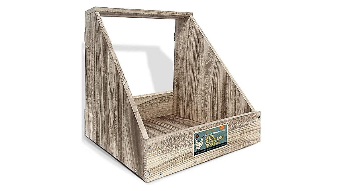 Premium Wood Nesting Box for Up to 5 Hens | APRICOCK