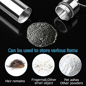 ChunlongFour Waterproof Cremation Pet Urns Keychain for Dogs Ashes, Cylinder Cat Dog Urn for Pet Ashes Cremation Keepsake Memorial Ashes Jewelry Pend