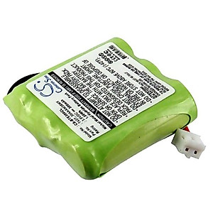 Aijos 3.6V Battery Replacement for Binatone Commodore CT300, E3300 kompatibel, E3300 Quad
