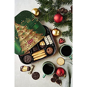Delacre Petits Plaisirs Belgian Cookie Variety Tin, Christmas Holiday Gift, 17.6 oz
