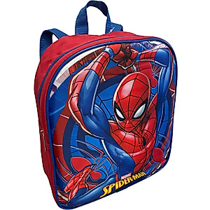 Ruz Spider-Man Toddle Boy 12 Inch Mini Backpack (Red-Blue)