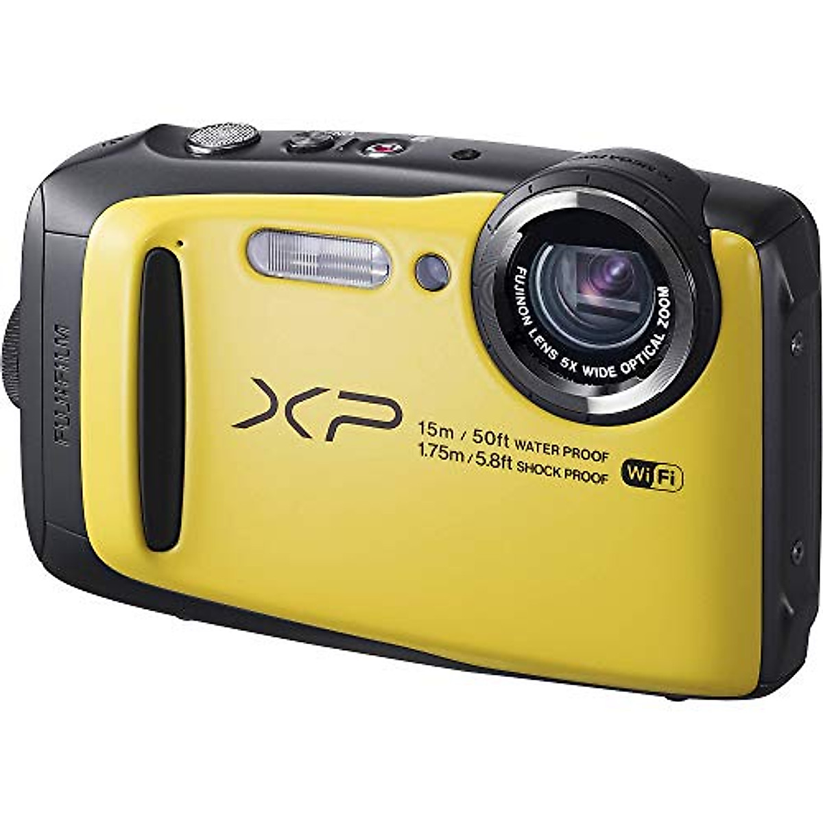 Fujifilm FinePix XP90 Yellow Waterproof Digital Camera Bundle with Carrying Case