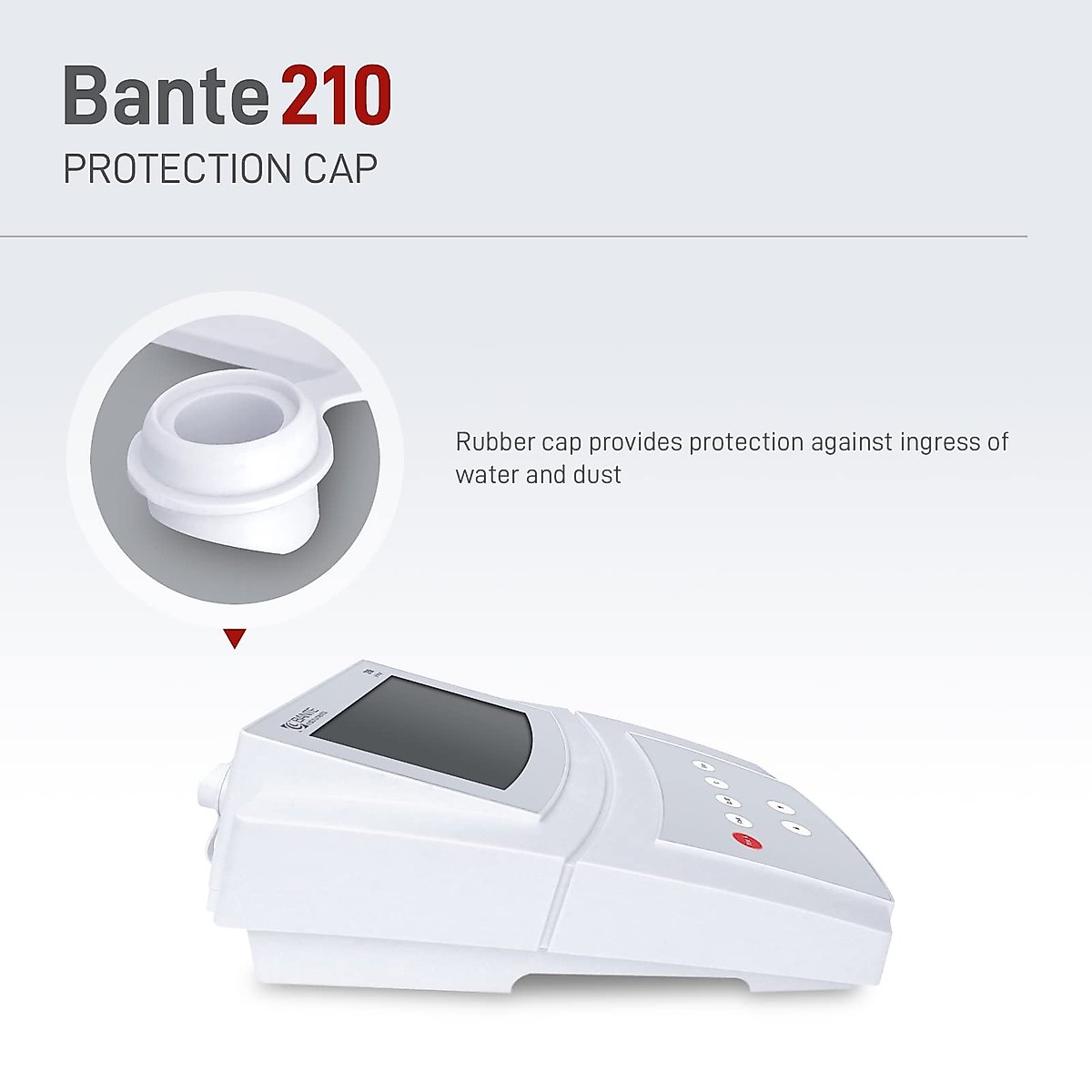 Bante 210 Benchtop pH Meter | Lab pH Meter for Routine Measurements, ±0.01 pH Accuracy, 3 Points Calibration, Equipped with pH Electrode, Temperature Probe and Buffers