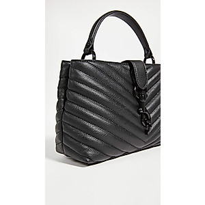 Rebecca Minkoff Edie TOP Handle Satchel, Black/Black