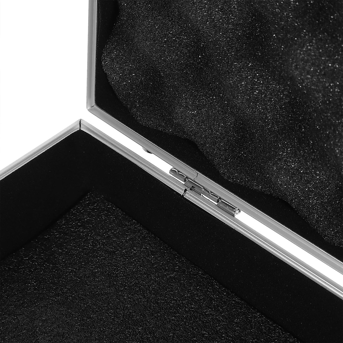 ERINGOGO Aluminum Attache Case - 14inch Lock Metal Briefcase with Ripple Foam, Hard Aluminum Carrying Case, Universal Portable Tool Case for Laptop/Luggage/Instrument, White