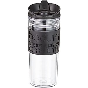 Bodum Travel Mug Insulated Plastic with Flip Lid 0.45 Litres