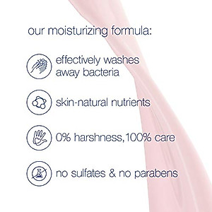 Dove Body Wash 100% Gentle Cleansers, Sulfate Free Peony and Rose Oil Effectively Washes Away Bacteria While Nourishing Your Skin, 22 Fl Oz (Pack of 4)