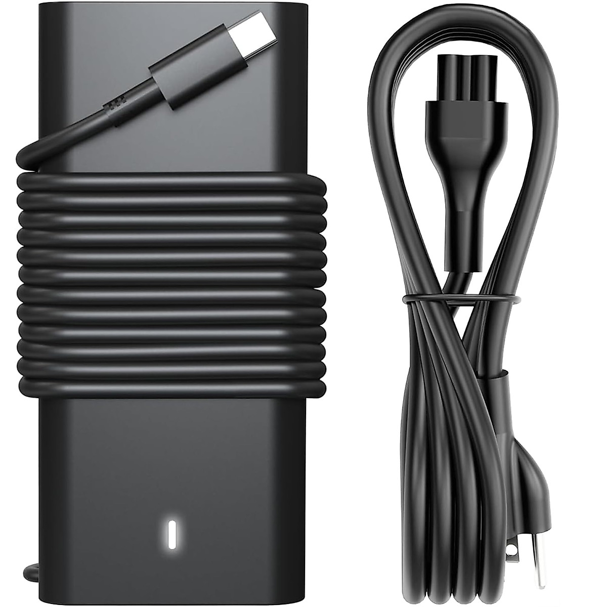 65W USB-C Laptop Charger Replacement for Dell XPS and Latitude 5000 and Chromebook - Power Cord Included