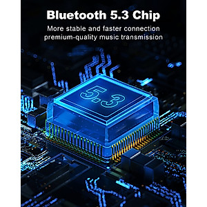 Dual PD 40W Type-C USB Car Charger Bluetooth Car Adapter Bluetooth 5.3 FM Transmitter for Car with Microphone & HiFi Sound MP3 Music Player Radio Audio Receiver Support Hands-Free Calling