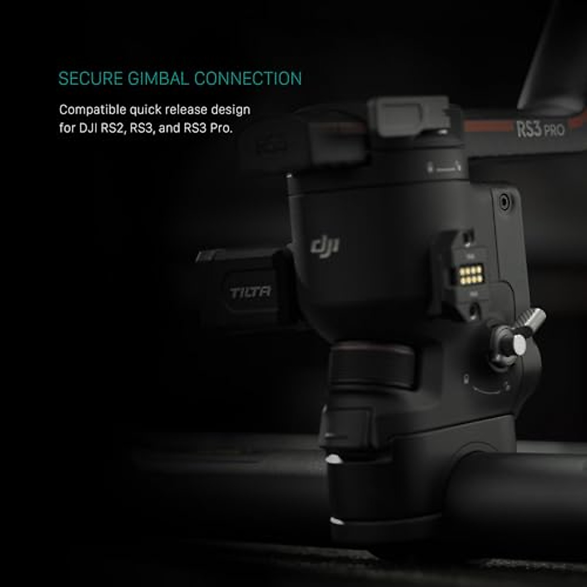 Tilta Basic Ring Grip Plus Compatible with DJI Ronin RS3 Pro/ RS4/ RS4 Pro | Improved Stability | Aluminum Alloy | Wireless Control | Continuous Power | TGA-PRG2 (Basic Ring Grip Plus -Control Kit)