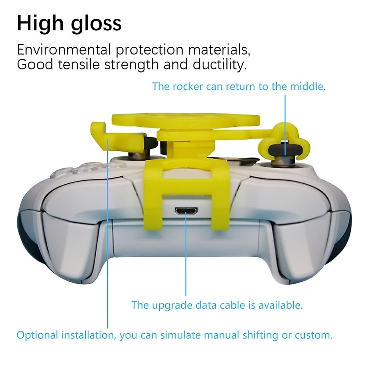 Lycuiw For Xboxone/X/S/Elite Racing Games Mini Steering 3D printing Wheel Auxiliary Controller Game Joystick Simulator Gamepad (red)