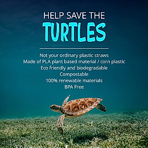 Fit Meal Prep 400 Pack Biodegradable Straws 7.75", Individually Wrapped Compostable Straw, Disposable Clear PLA Straw, 100% Plant Based Straws for Drinks, Iced Coffee, Milkshake, Smoothie, Juice