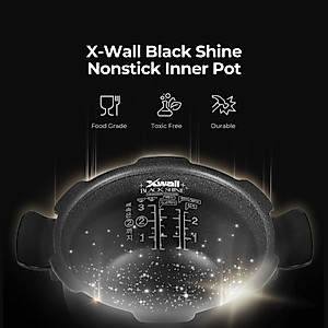 CUCKOO CRP-LHTR1009F | rice cooker 10 Cup (Uncooked) Twin Pressure Induction Heating Cooker | 16 Menu Options: High/Non-Pressure Steam & More, Stainless Steel Inner Pot, Made in Korea | White-Renewed