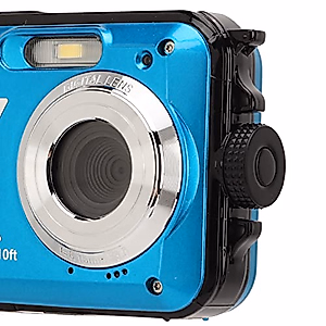 HD Waterproof Digital Camera for Photography, 1080P 30M 16X 10ft Digital Zoom Camera for Kids Adult Elderly Beginners.