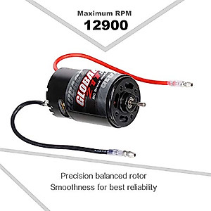Globact Rc Motor 550 21T Brushed Motor for 1/10 RC Scale Rock Crawler Car TRX4 TRX6 Redcat Axial SCX10 SCX10II AXI03007 JL 90046 RC4WD D90