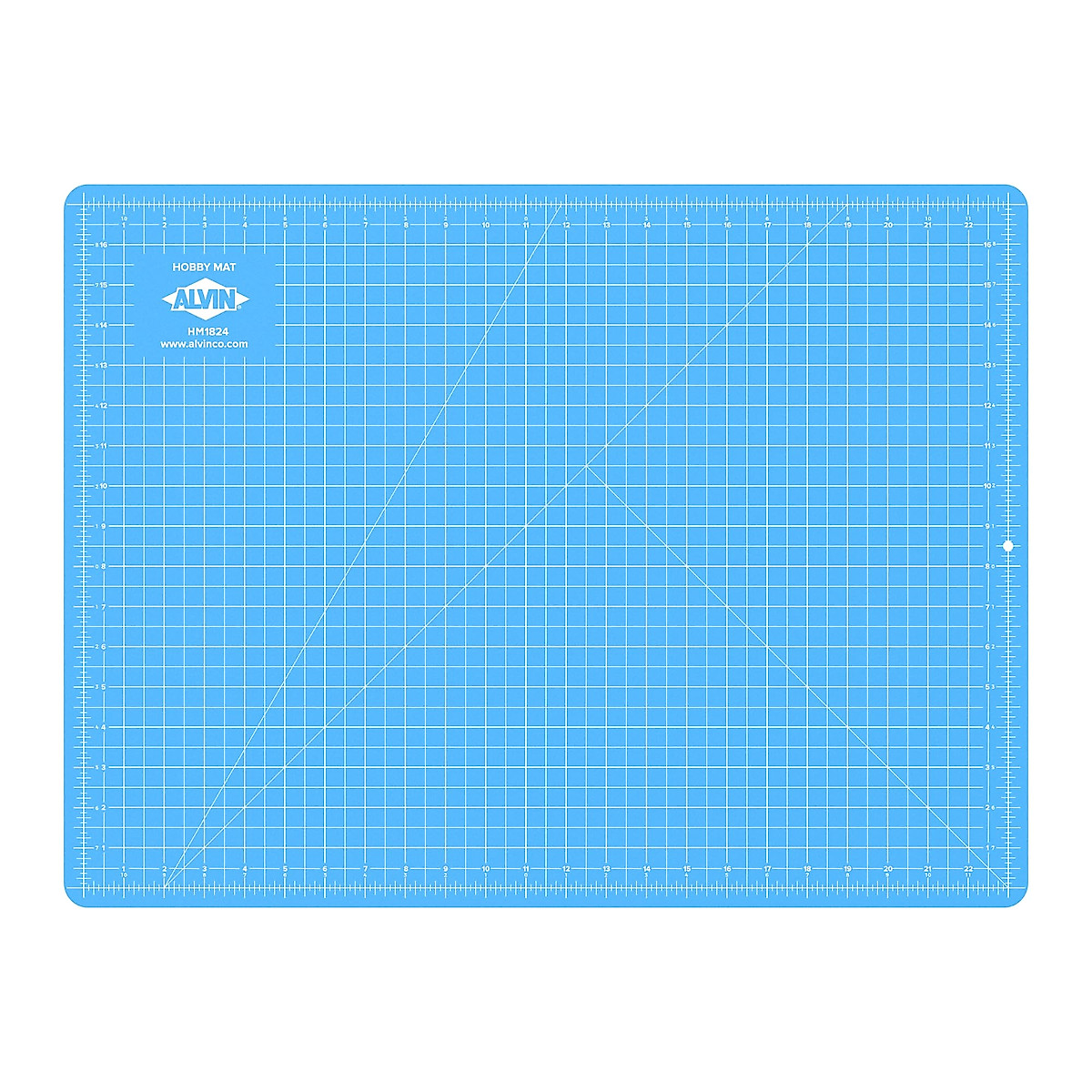 ALVIN Cutting Mat Series Self-Healing Hobby Mat 18"x24" Model HM1824 Reversible, Gridded on Both Sides, for Rotary or Utility Knife 18 x 24 inches