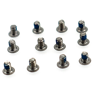 12x M2x3mm Silver Torx T5 Replacement Bottom Case Base Cover Screw for Dell XPS 13, XPS 15 7590 9550 9560 9500 XPS 17 9700 Precision 5510 5520