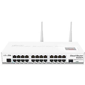 Mikrotik CRS125-24G-1S-2HnD-IN, Cloud Router Gigabit Switch, Fully manageable Layer 3, 24x 10/100/1000, 1000mW Wireless