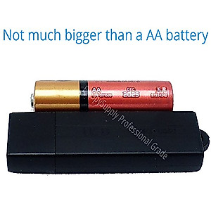 Small Mini Voice Activated Audio Recorder Super Long 576 Hour Storage Capacity (16GB) | 25 Day Stby Battery | Built in Date & Time Stamp | Easy to Use | Crystal Clear Digital Recording