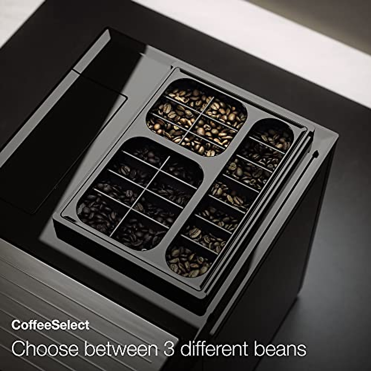 Miele NEW CM 7750 CoffeeSelect Automatic Wifi Coffee Maker & Espresso Machine Combo, 2.2 liter Obsidian Black - Grinder, Milk Frother, Cup Warmer, Glass Milk Container, Select From Multiple Beans