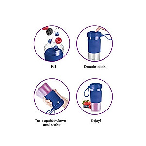 Salton Portable Blender - Blue, 300 ml